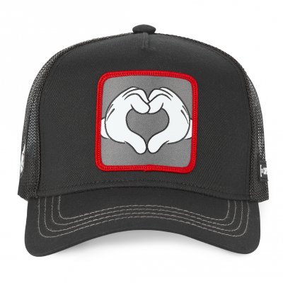 Cap - Capslab Disney Heart Hands (black) - Hatroom.eu